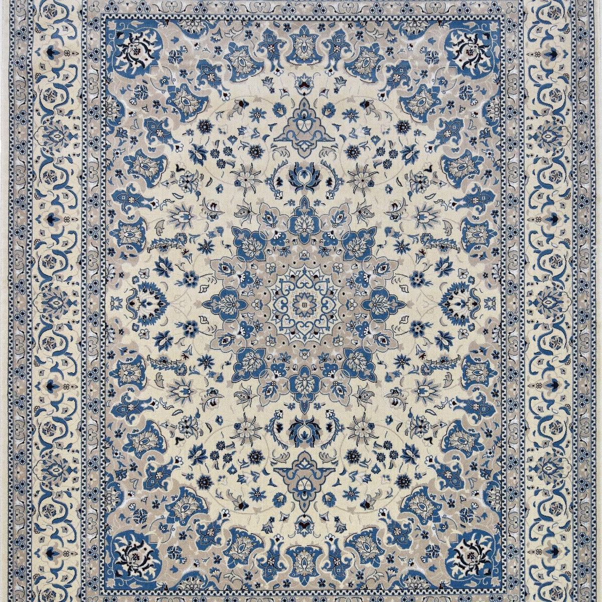 Cream 5' x 8' Classical Rectangle Area Rug Traditional Classic Pattern ...