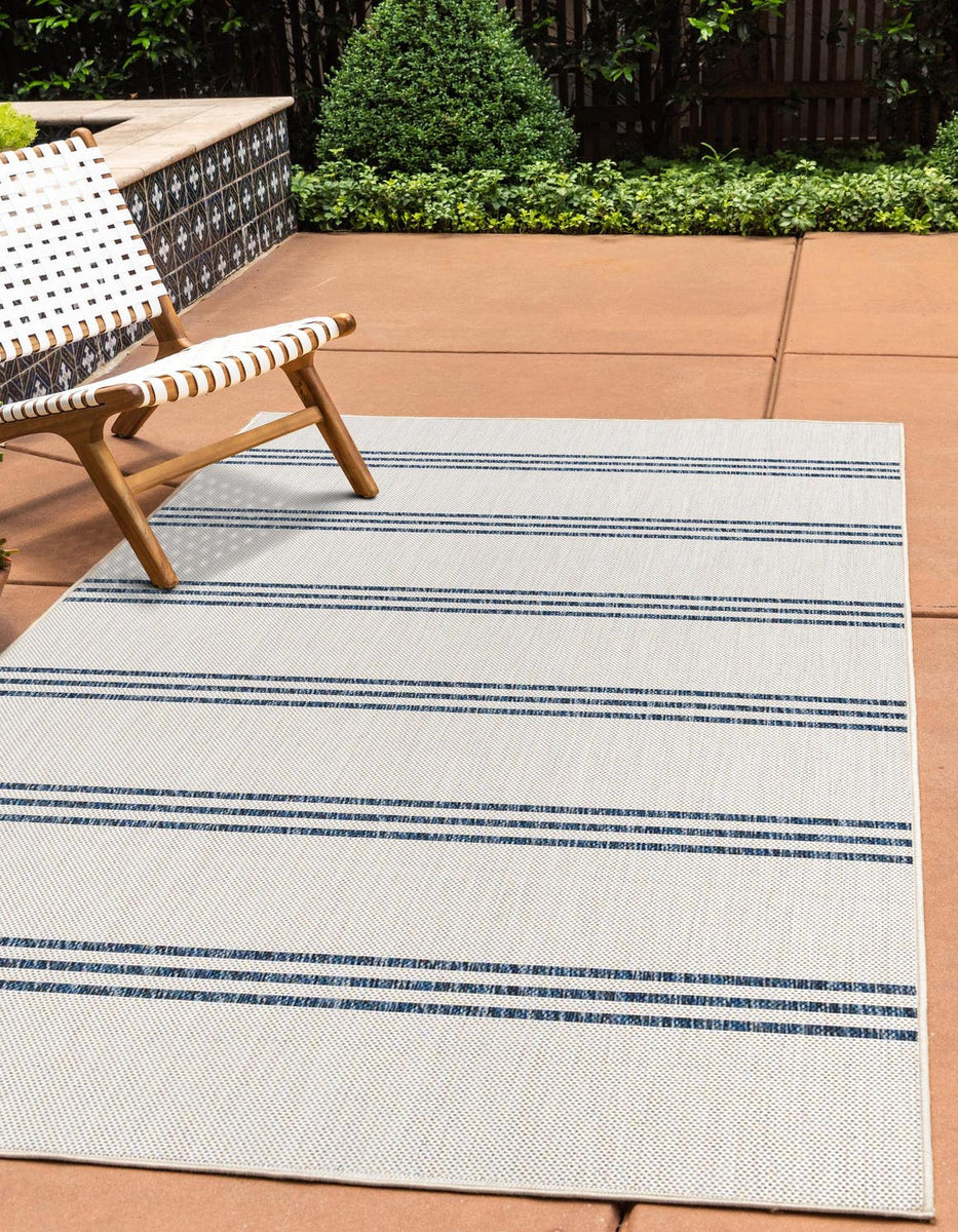 Ivory 2' x 3' 1 Jill Zarin Outdoor Rectangle Rug – Rug Engine