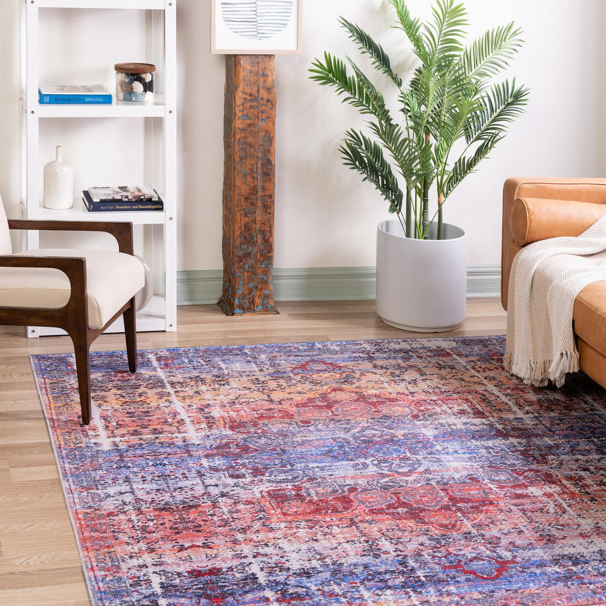 Washable Autumn 10' 6 x 10' 6 Renaissance Square Area Rug Easy to Clea ...